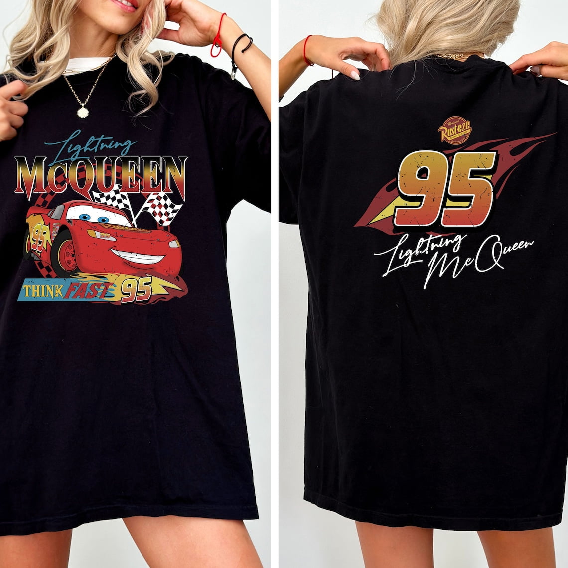 Disney McQueen Shirt, Disney Pixar Cars Comfort Colors T-Shirt ...