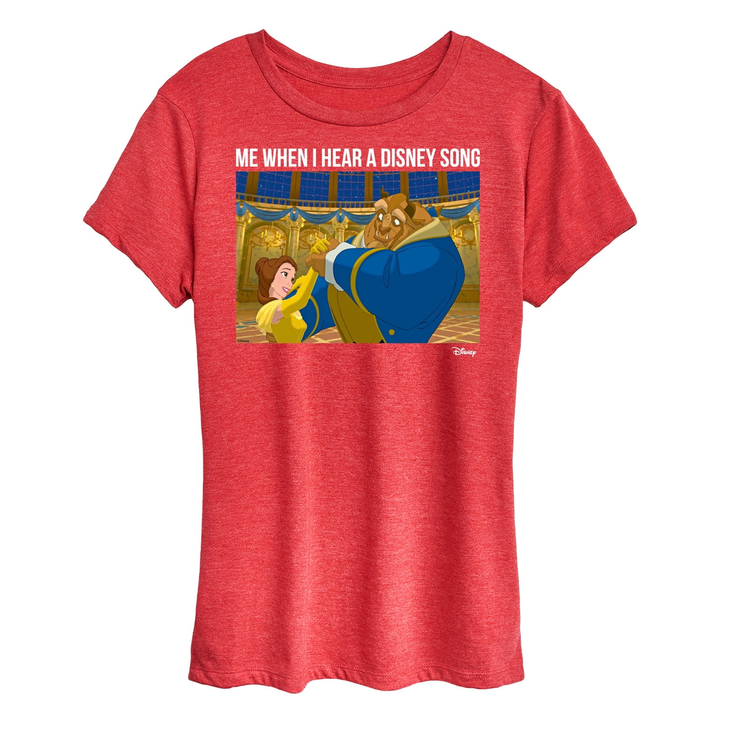 Disney - Me When Hear Disney Song - Women's Short Sleeve Graphic T ...