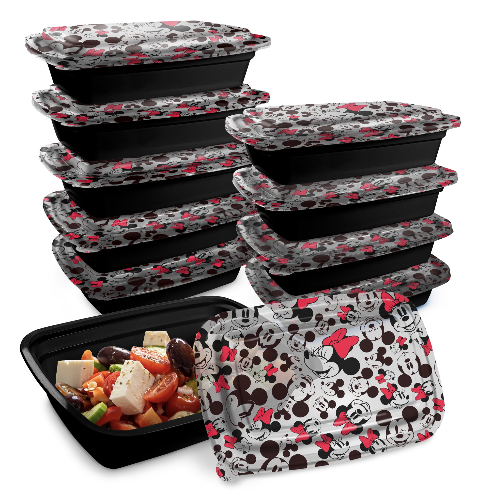 Disney Meal Prep Containers BPA-Free Plastic 4.2-Cup Leak Resistant ...