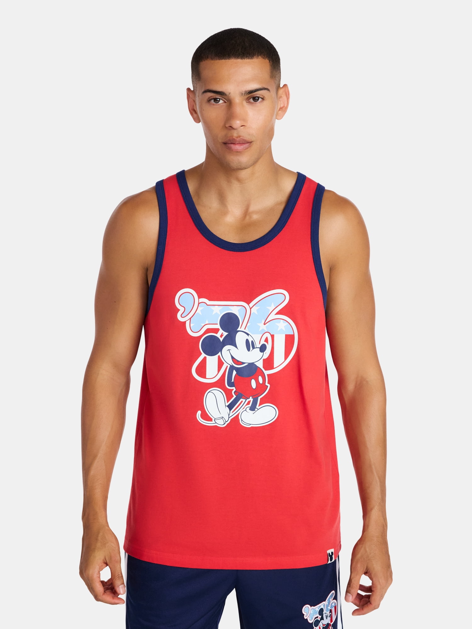 Disney Men's & Big Men's Mickey Mouse 76 Graphic Tank Top, Sizes XS-5XL ...