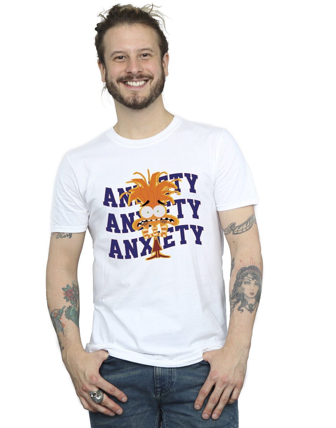Disney Men's Inside Out 2 Anxiety T-Shirt - Walmart.com