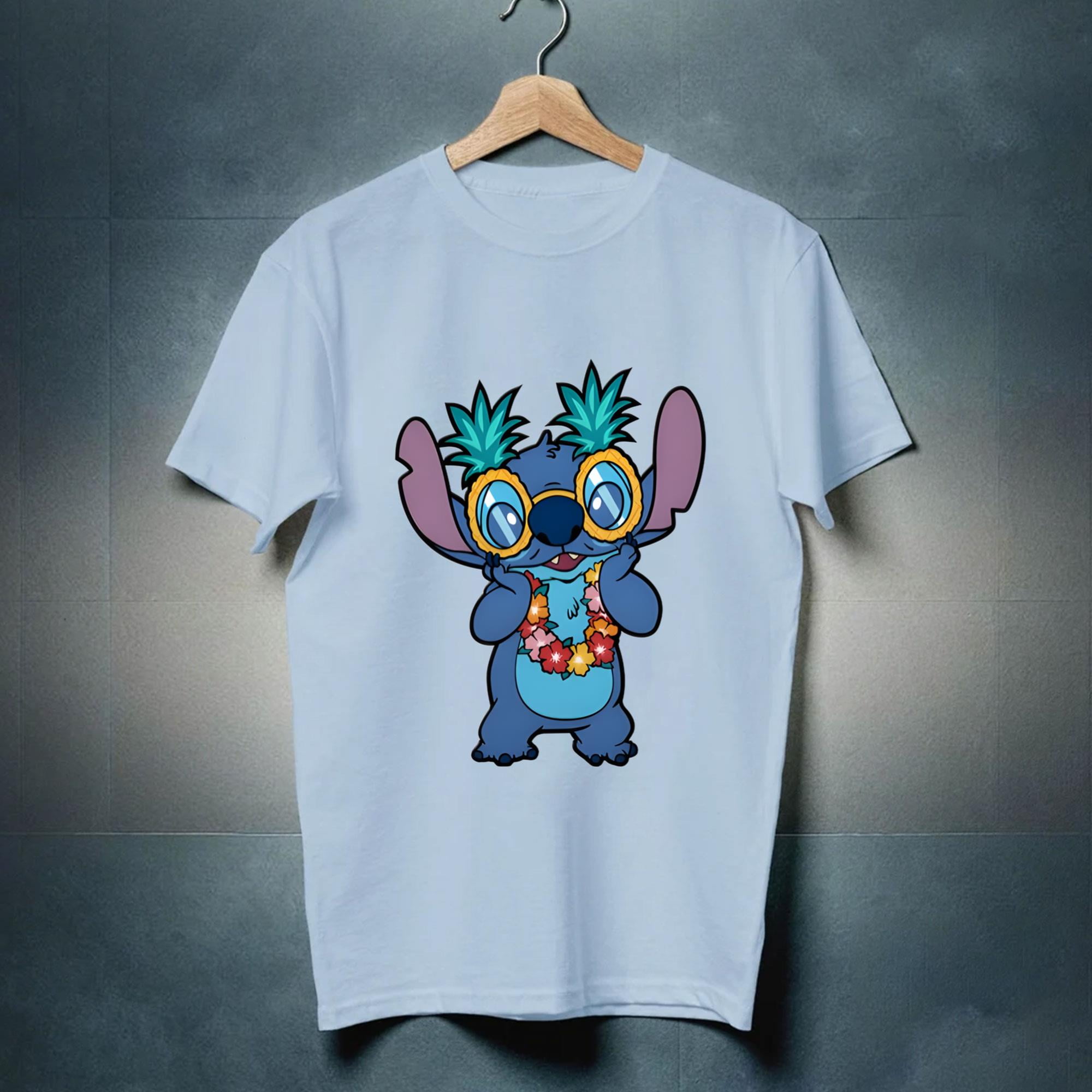 Disney Men's Lilo And Stitch Tropical Fun T-Shirt - Walmart.com