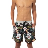 NEFF Men's Blue Ducky Peace Sign Daily Hot Tub Board Shorts for ...