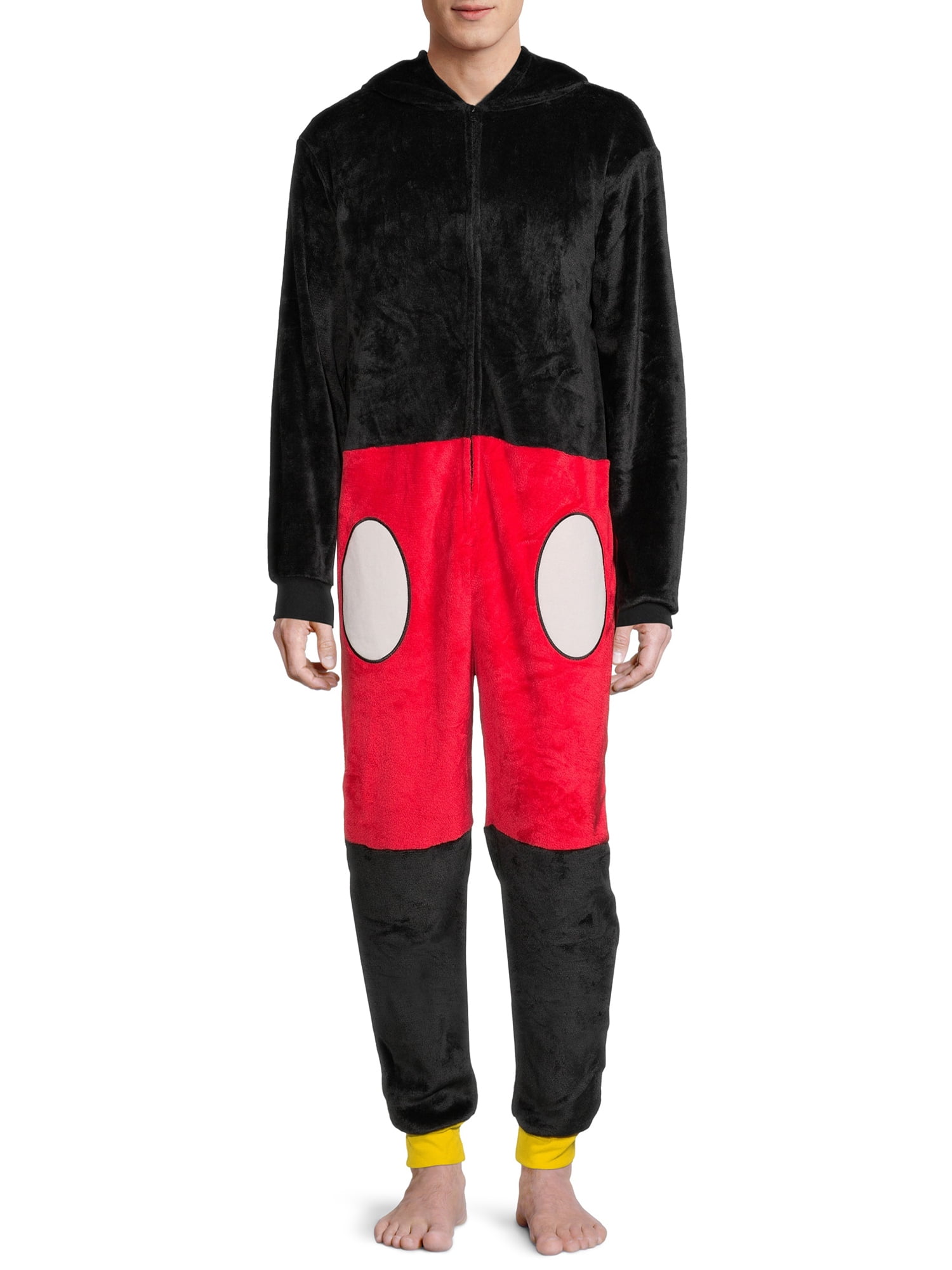 Disney Men's Mickey Mouse Hooded Union Suit - Walmart.com
