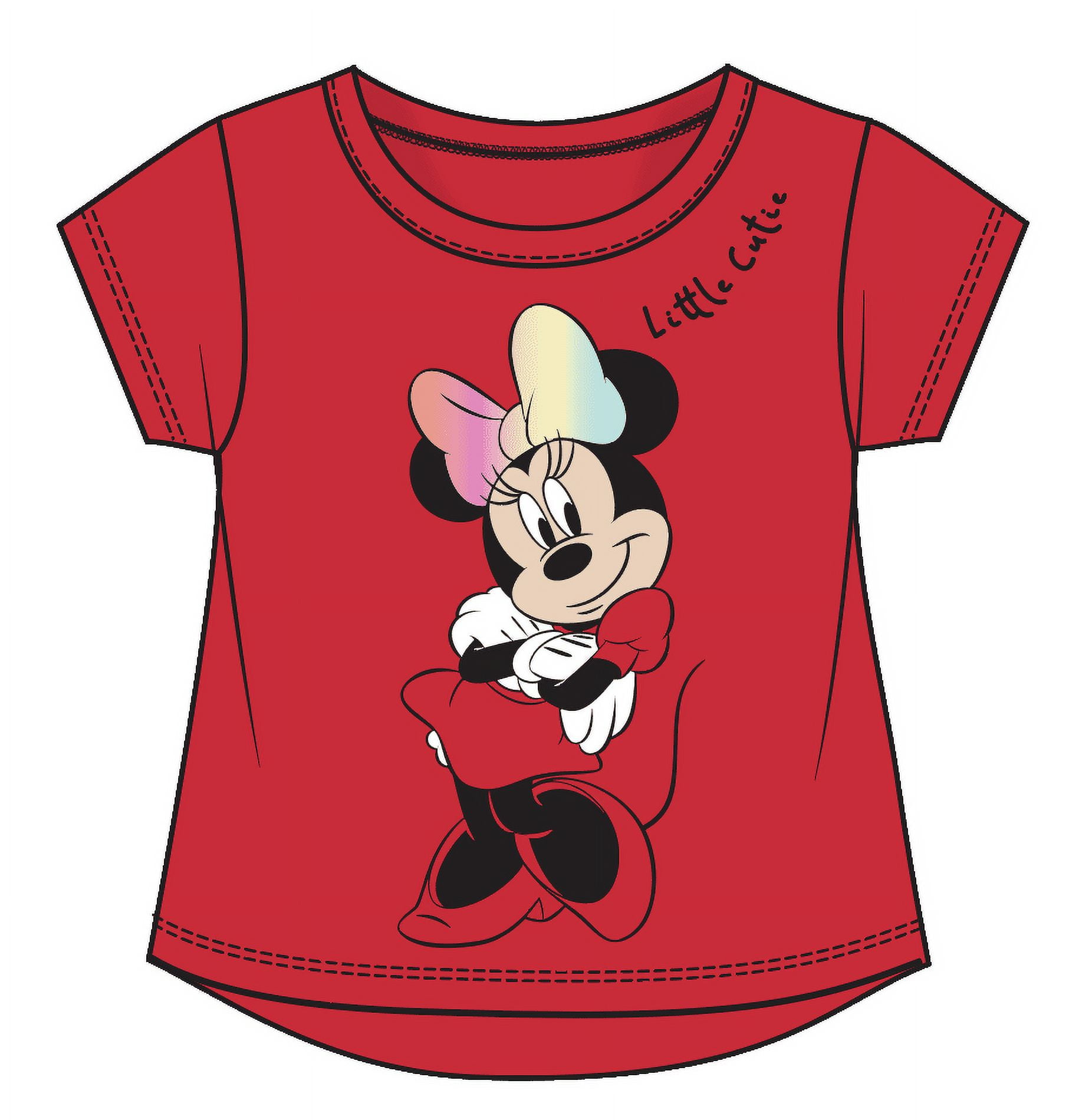 Disney men's Mickey Mouse Red T-Shirt - Embellished - Walmart.com
