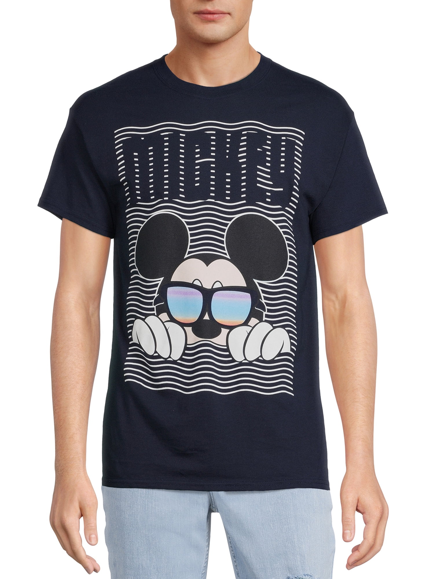 Disney Men's Mickey Mouse Shady Short Sleeve Graphic Tee, Sizes S-2XL ...