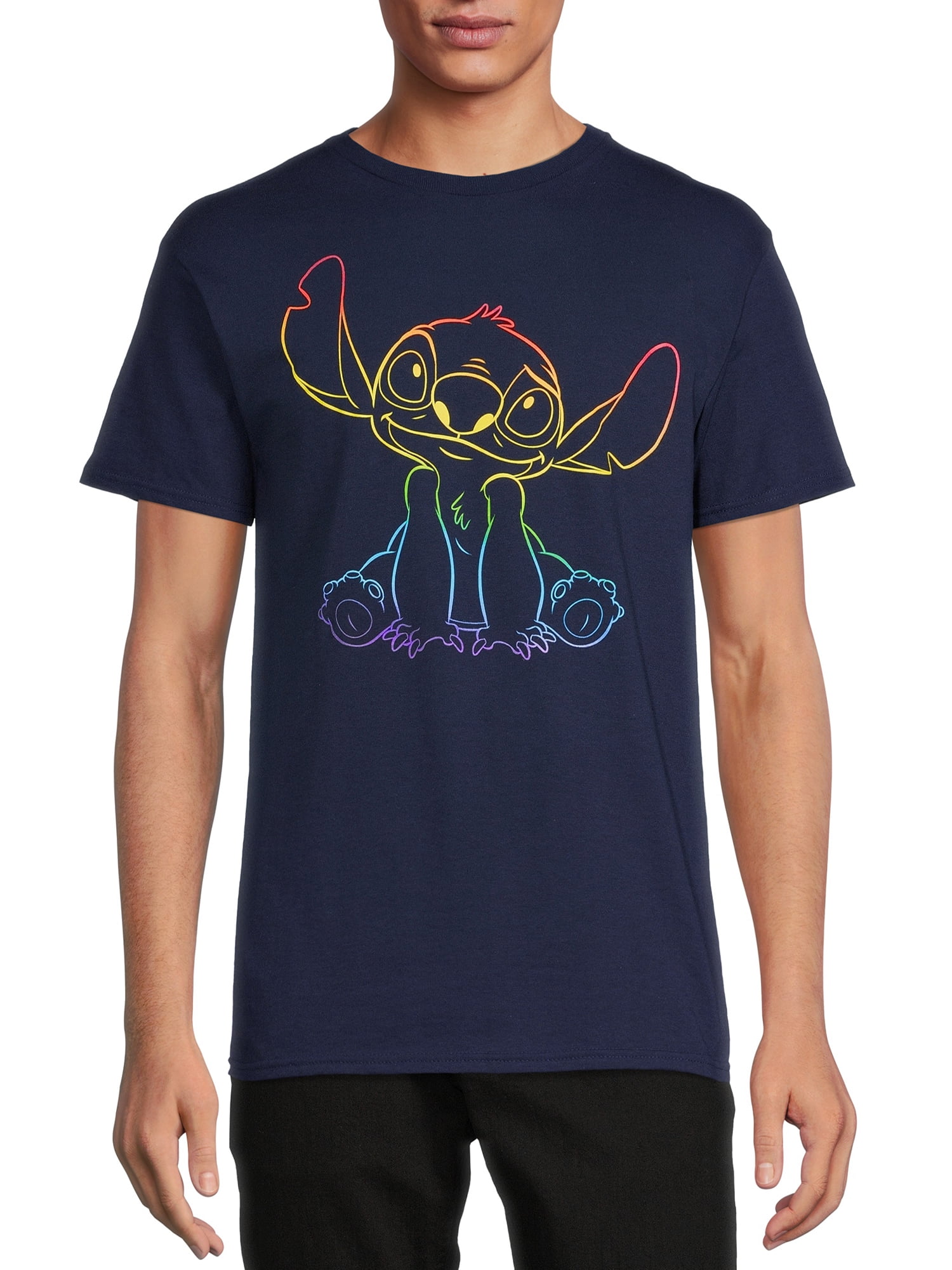 Disney Men's Stitch Graphic Tee, Sizes S-3XL - Walmart.com