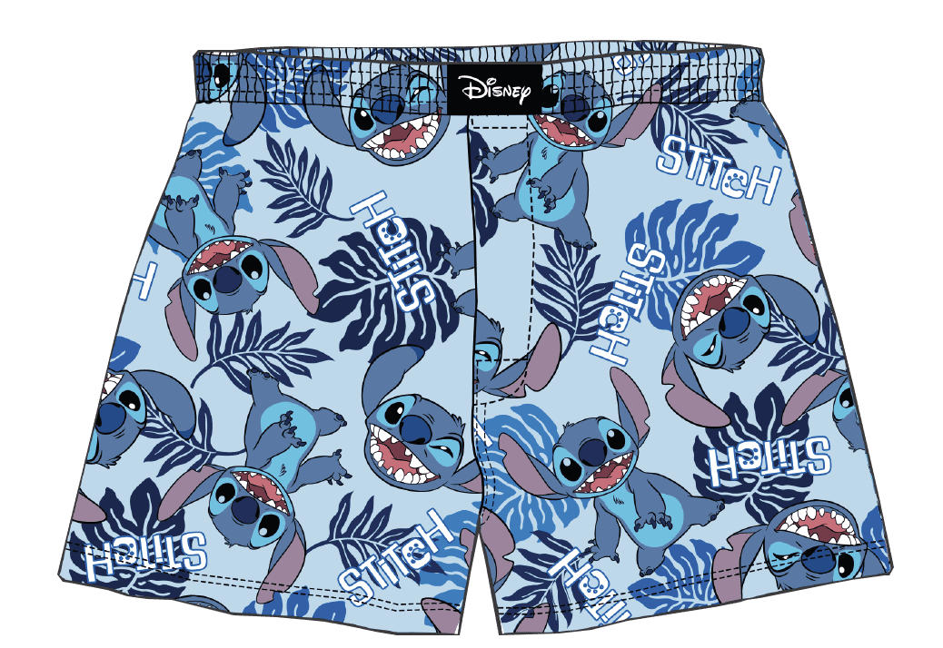 Disney Men's Stitch Hibiscus Boxer - Walmart.com