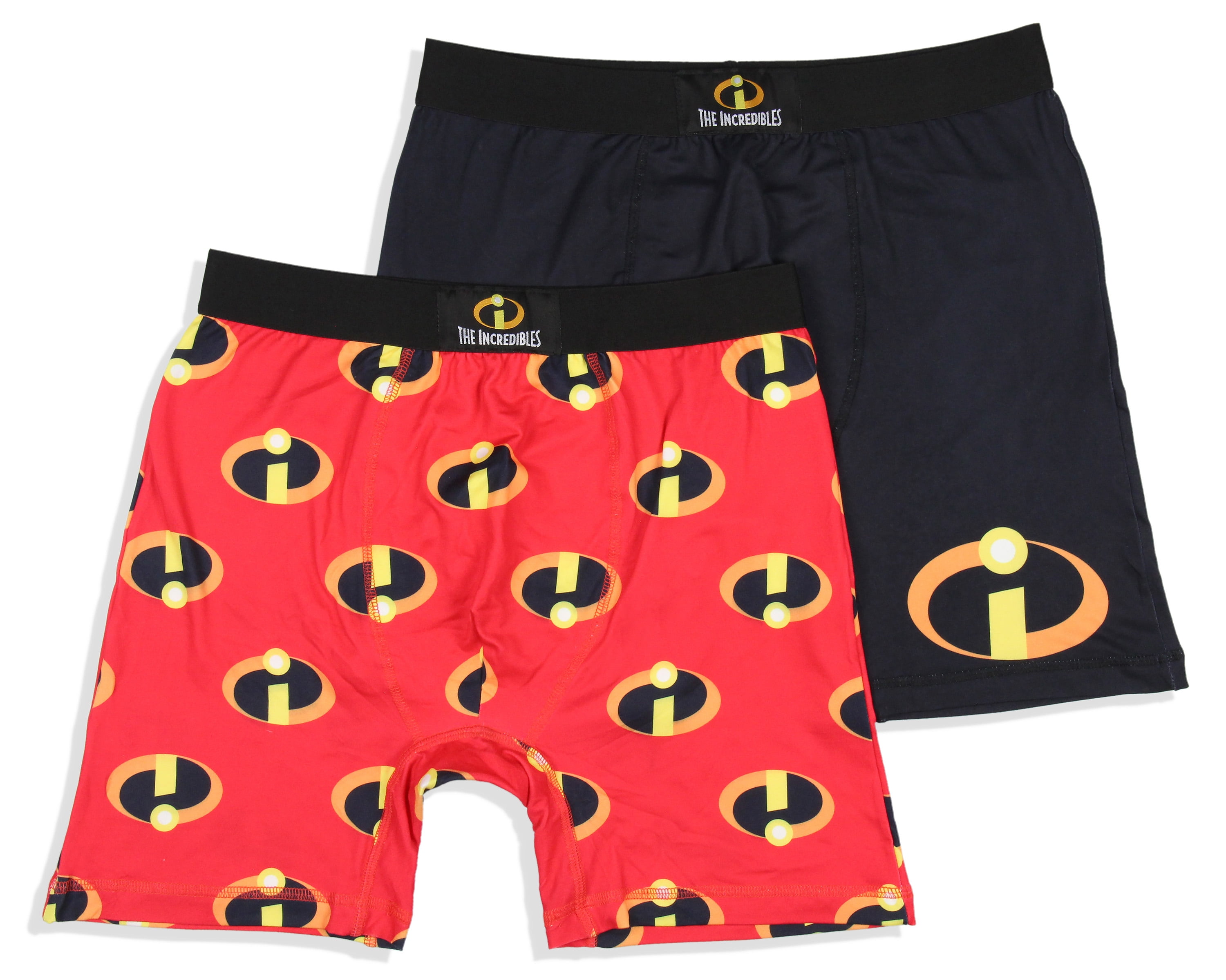 Disney Mens' 2 Pack The Incredibles Boxers Underwear Boxer Briefs ...