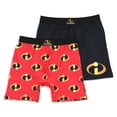 Disney Mens' 2 Pack The Incredibles Boxers Underwear Boxer Briefs ...