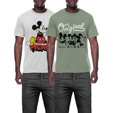 Disney Men's Mickey Lil Guy Graphic Tee with Short Sleeves, Sizes S-3XL ...