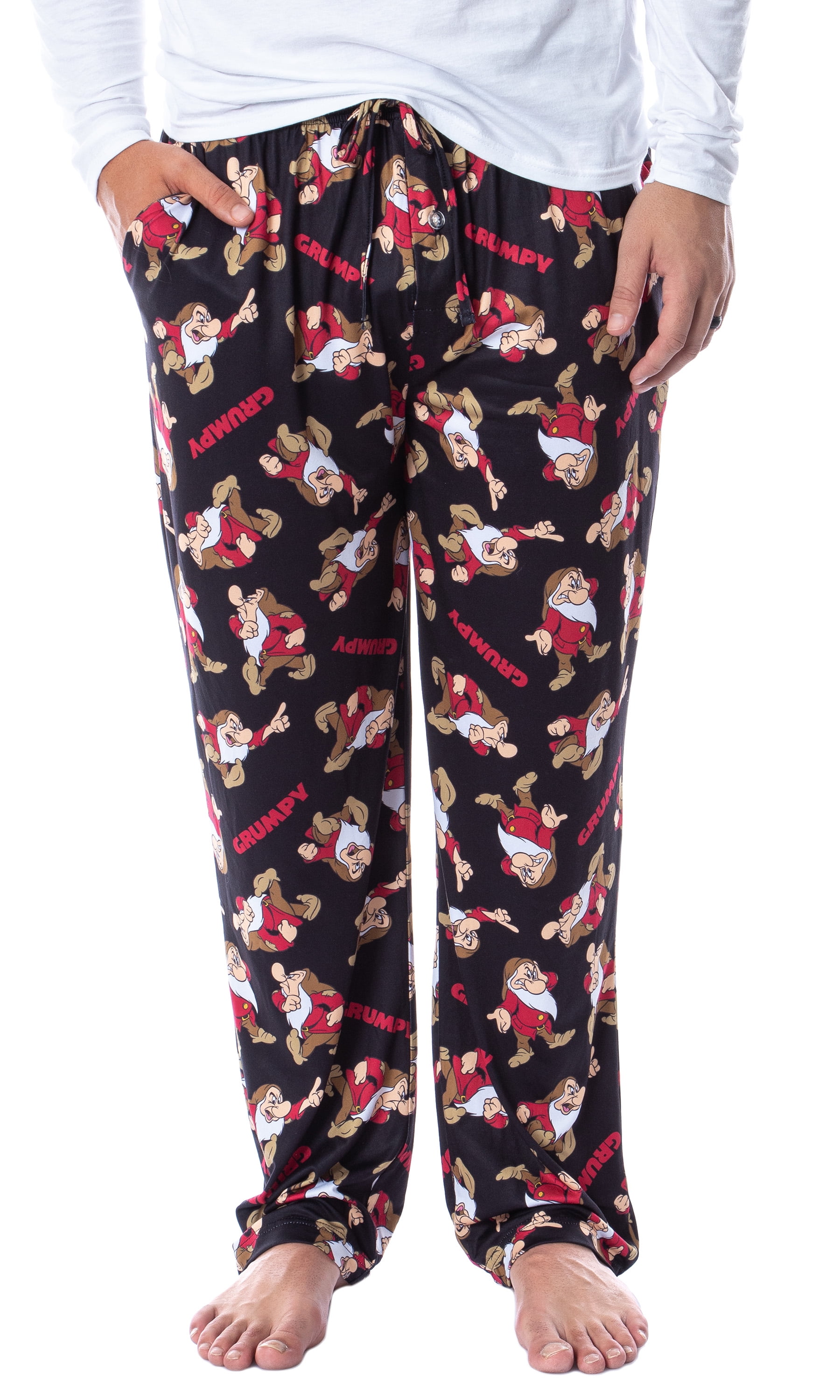 Disney Men's Grumpy Dwarf Lounge Pajama Pants from Snow White and The ...