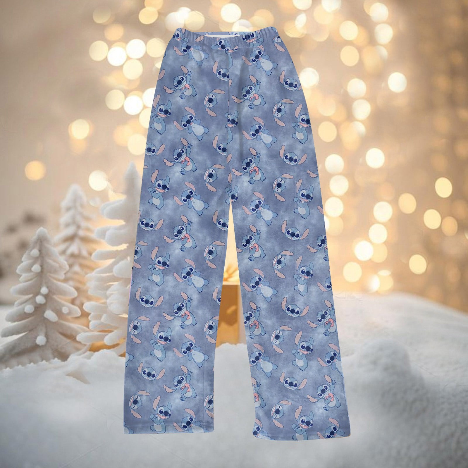 Disney Mens' Lilo & Stitch Character Pineapple Sleep Pajama Pants Light ...