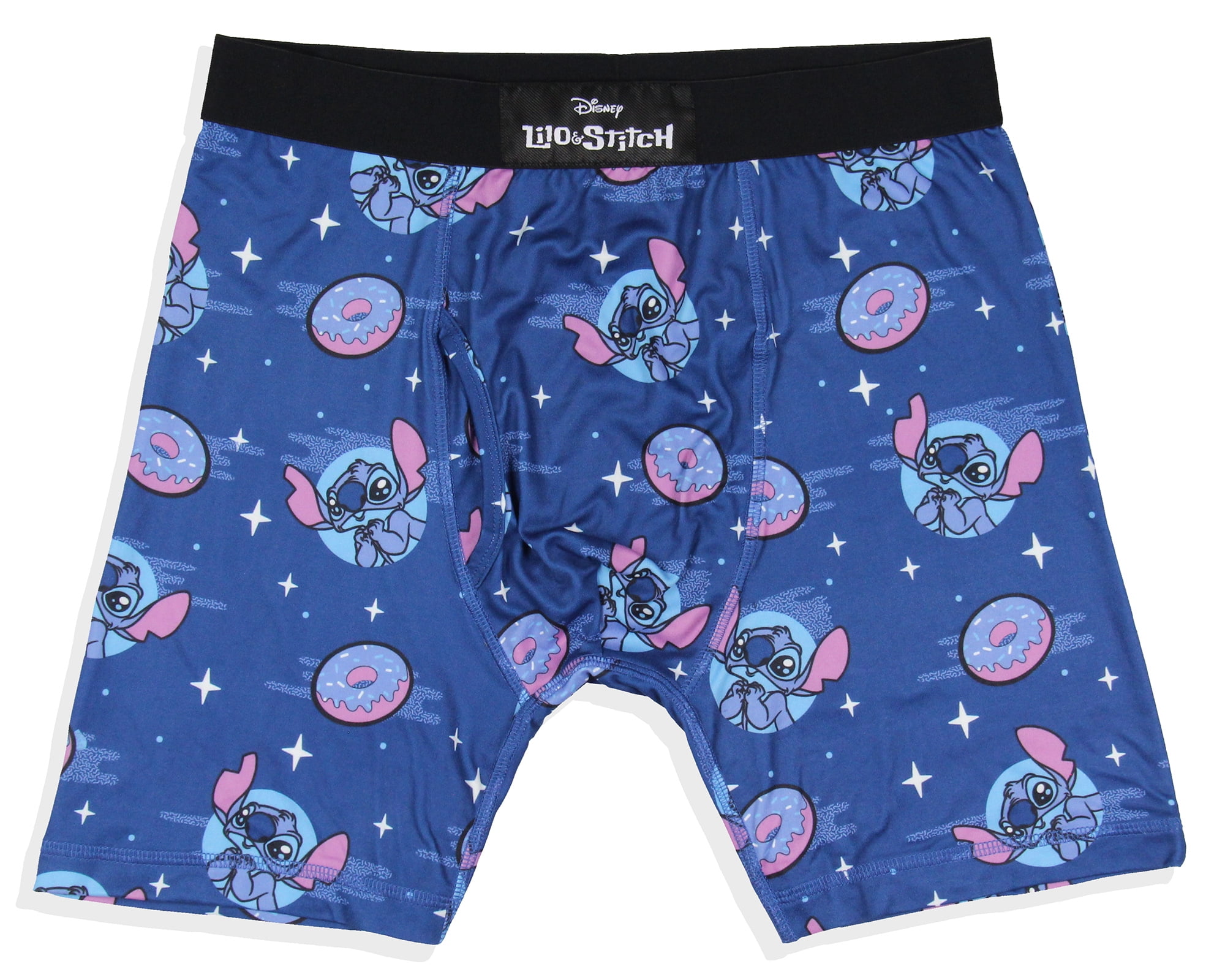 Disney Mens' Lilo and Stitch Donuts Tag-Free Boxers Underwear Boxer ...