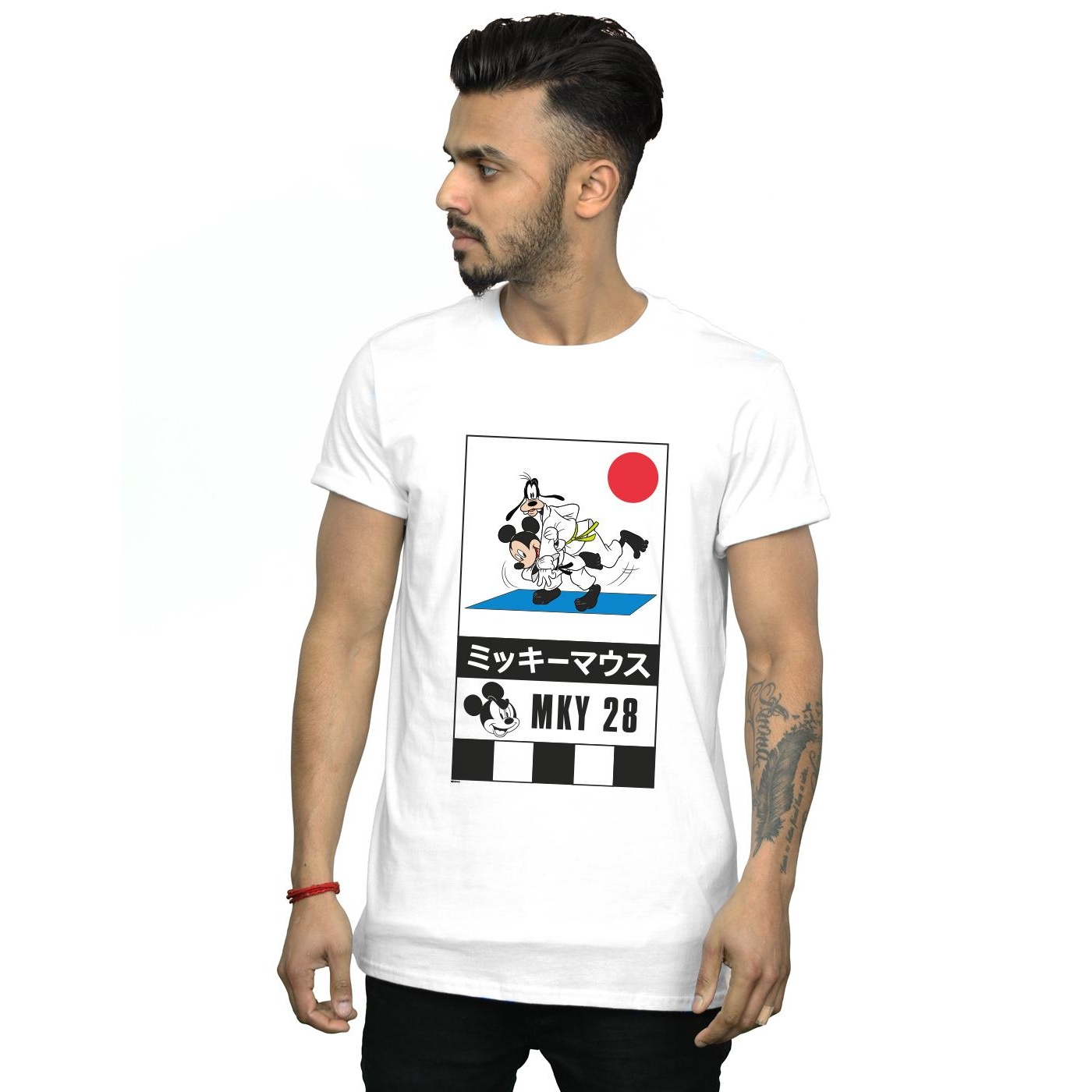 Disney Mens Mickey And Goofy Karate T-Shirt - Walmart.com