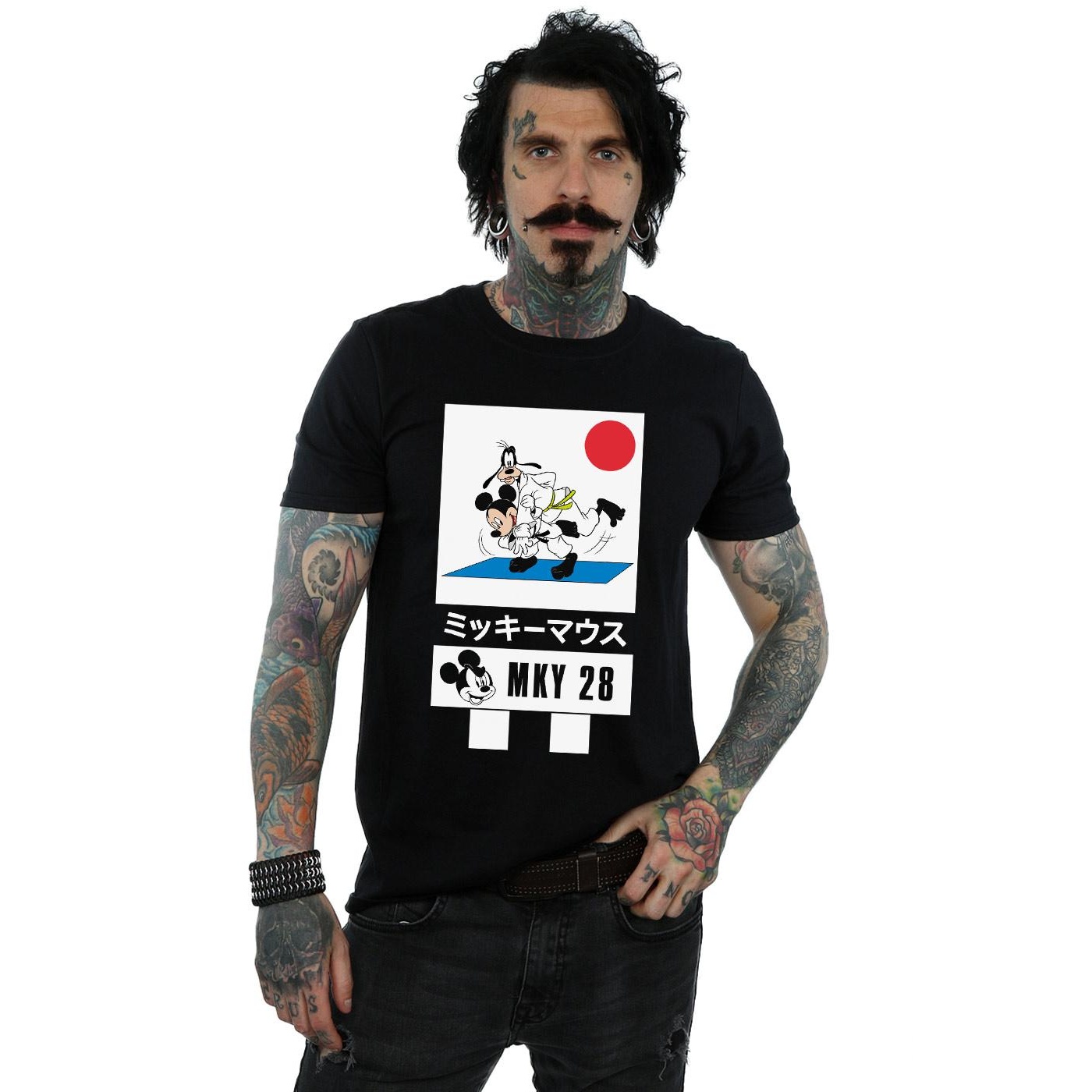 Disney Mens Mickey And Goofy Karate T-Shirt - Walmart.com