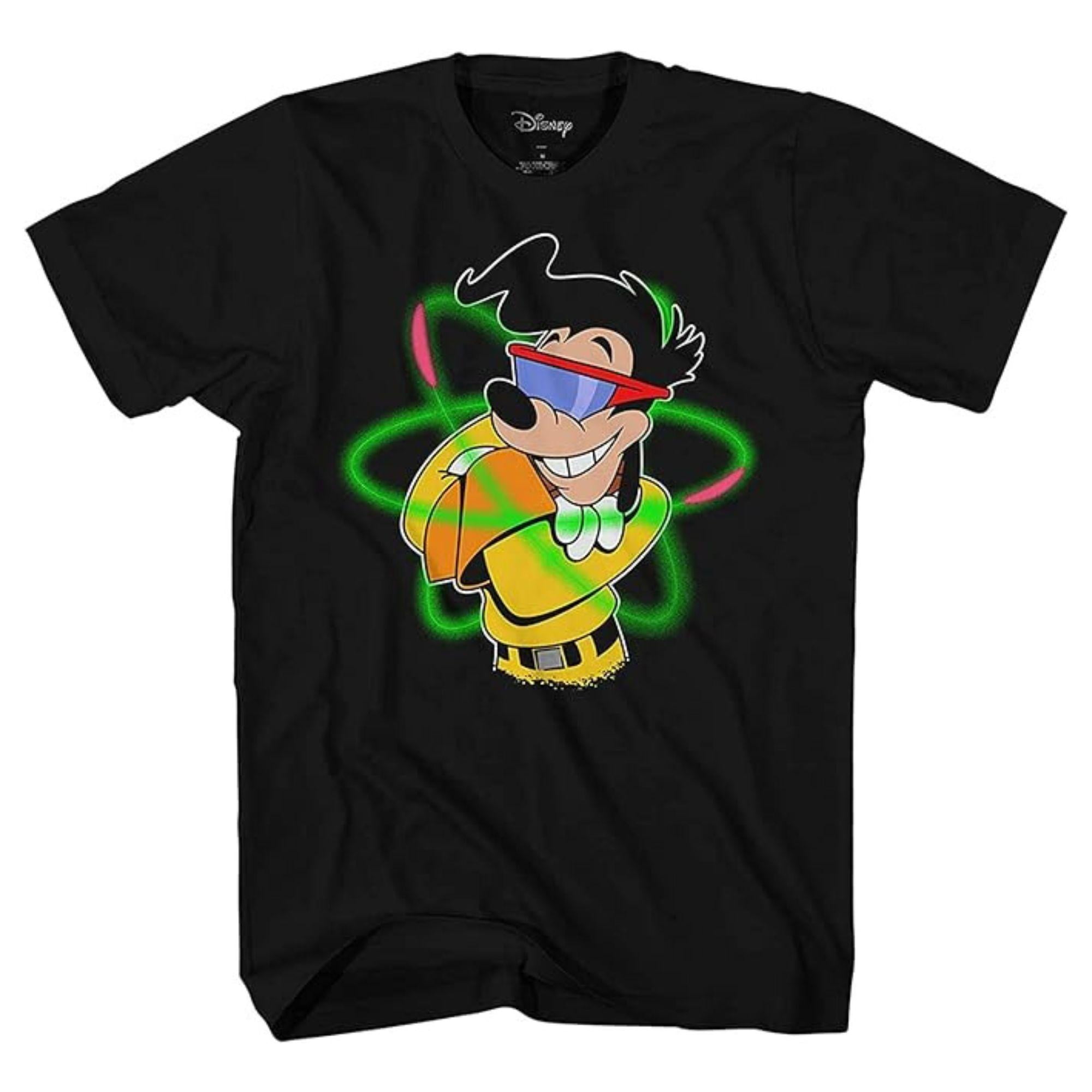 Disney Mens Powerline Shirt, Graphic Movie Powerline Max Goofy T-Shirt ...