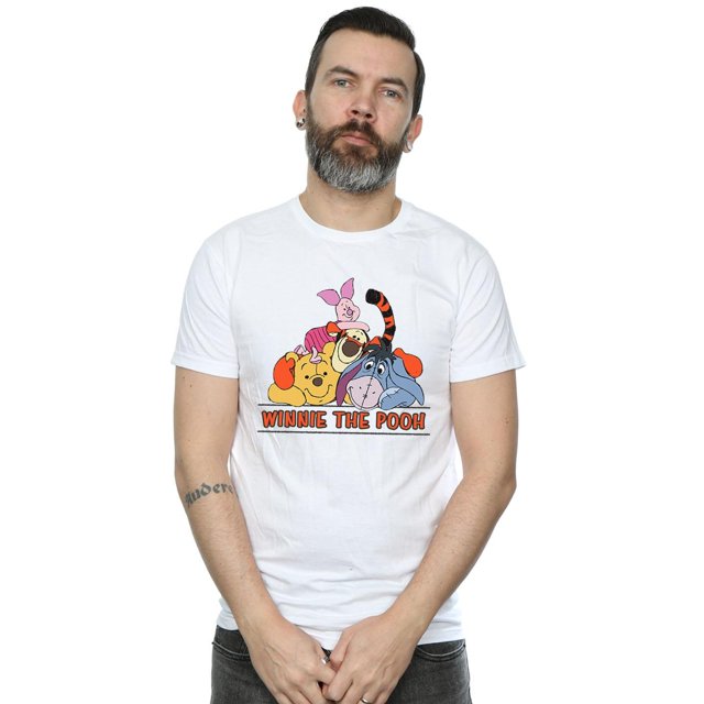 Disney Mens Winnie The Pooh Group T Shirt