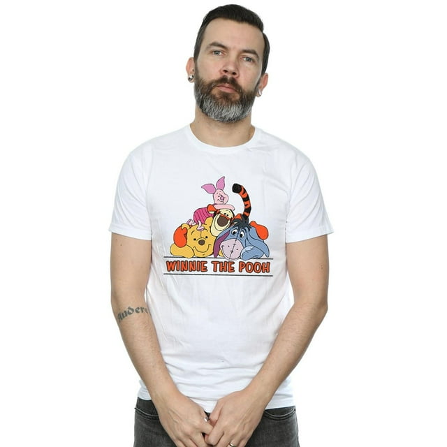 Disney Mens Winnie The Pooh Group T Shirt