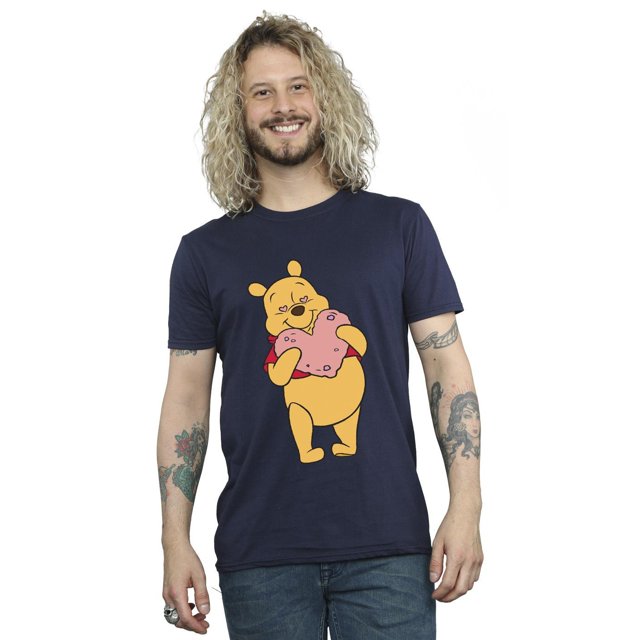 Disney Mens Winnie The Pooh Heart Eyes T Shirt