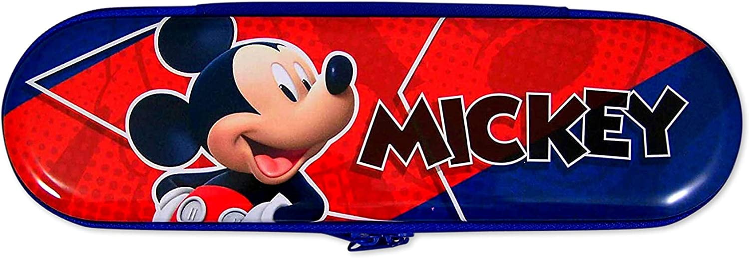 Disney Metal Zipper Mickey Mouse Pencil Case, 8 Inch - Walmart.com