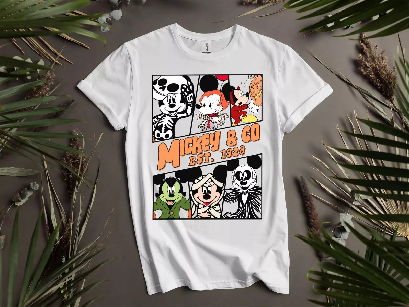 Disney Mickey And Company Cute Established 1928 Athletic Varsity Emblem ...