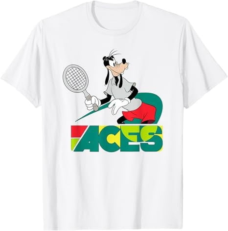 Disney Mickey And Friends Aces Goofy Goof Tennis Racket Champion T ...