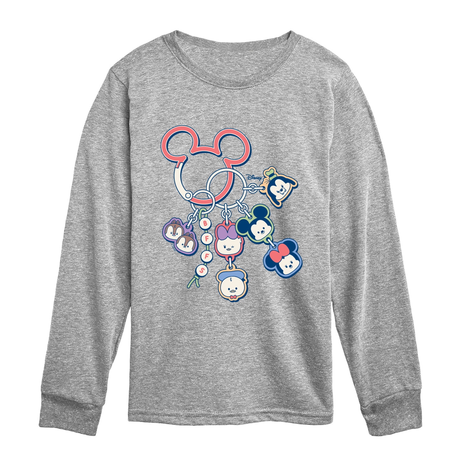 Disney - Mickey And Friends Charms - Youth Boys Long Sleeve Graphic T ...