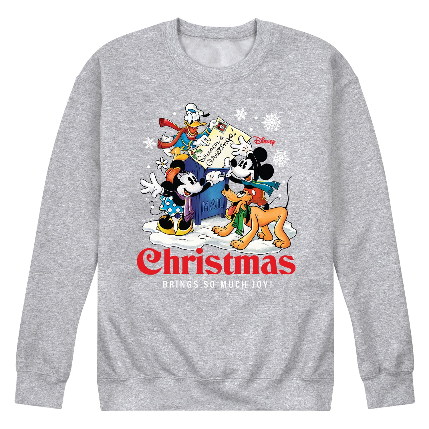 Disney - Mickey And Friends Christmas Brings So Much Joy - Men's Crew ...