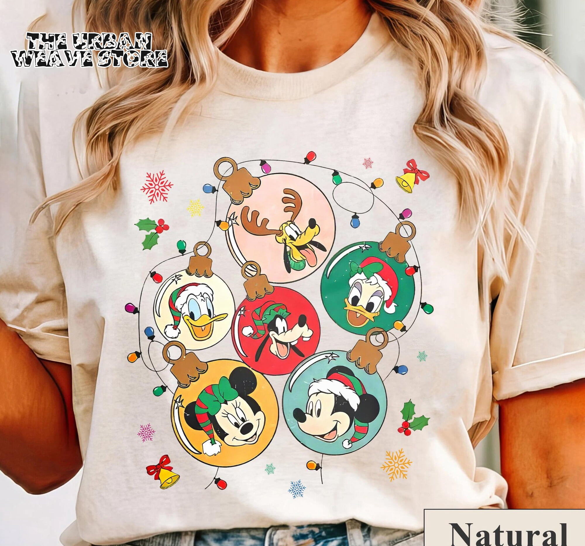 Disney Mickey And Friends Christmas Shirt Disney Ornament Christmas T ...