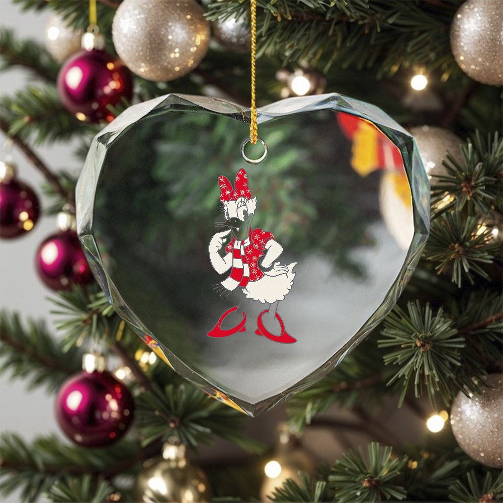 Disney Mickey And Friends Daisy Duck Winter Ornament, Indoor Decoration ...