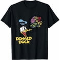 Disney Mickey And Friends Donald Duck Grumpy Temper Retro Character T ...