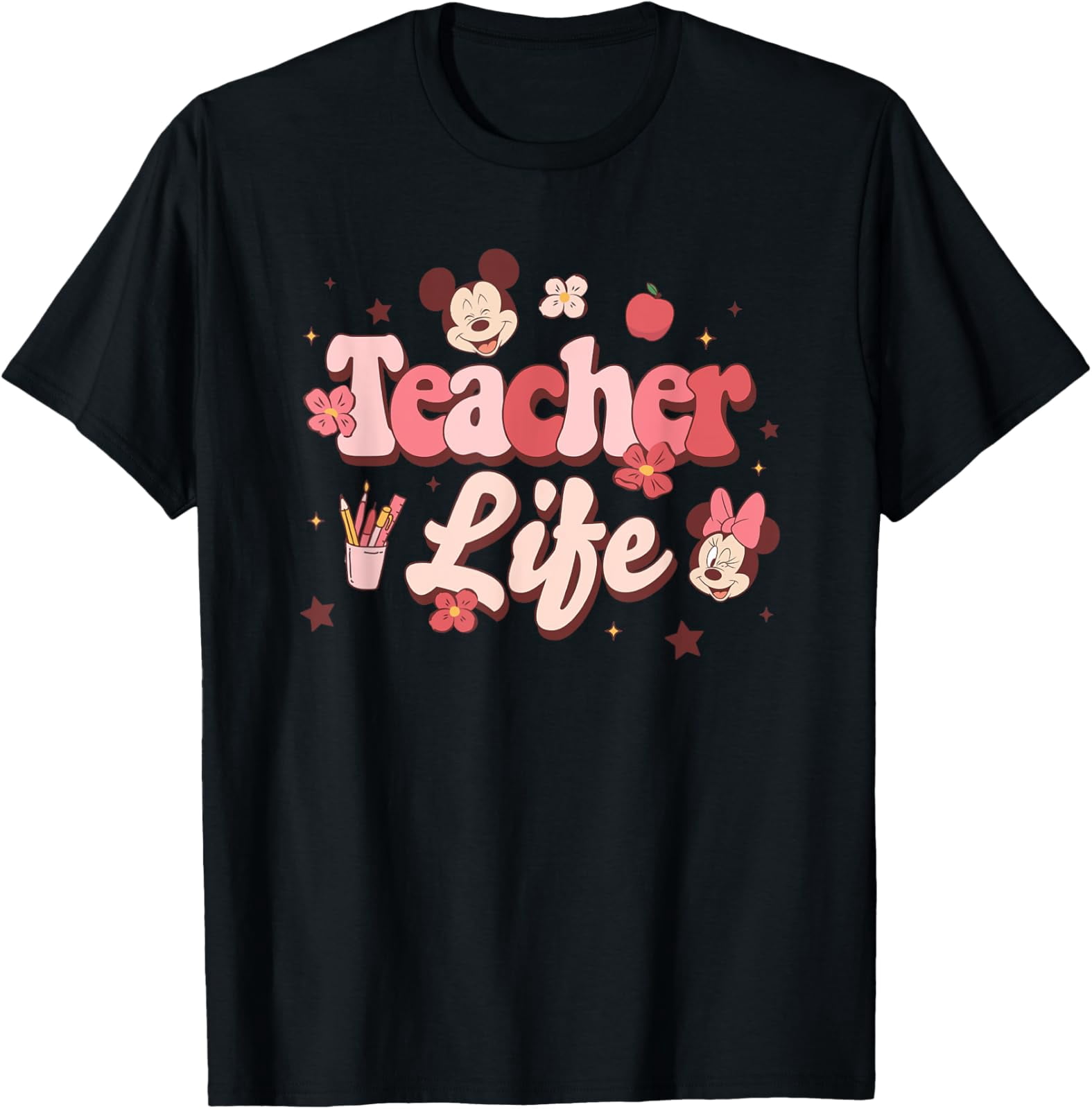 Disney Mickey And Friends Jobs And Roles Teacher Life T-Shirt - Walmart.com