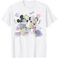 Disney Mickey And Friends Mickey Minnie Retro 80 T-Shirt - Walmart.com