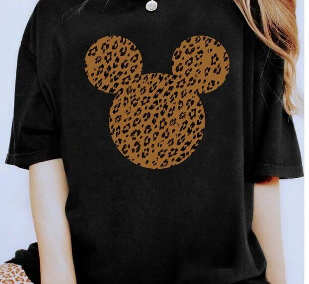 Disney Mickey And Friends Mickey Mouse Cheetah T-Shirt, Disneyland ...