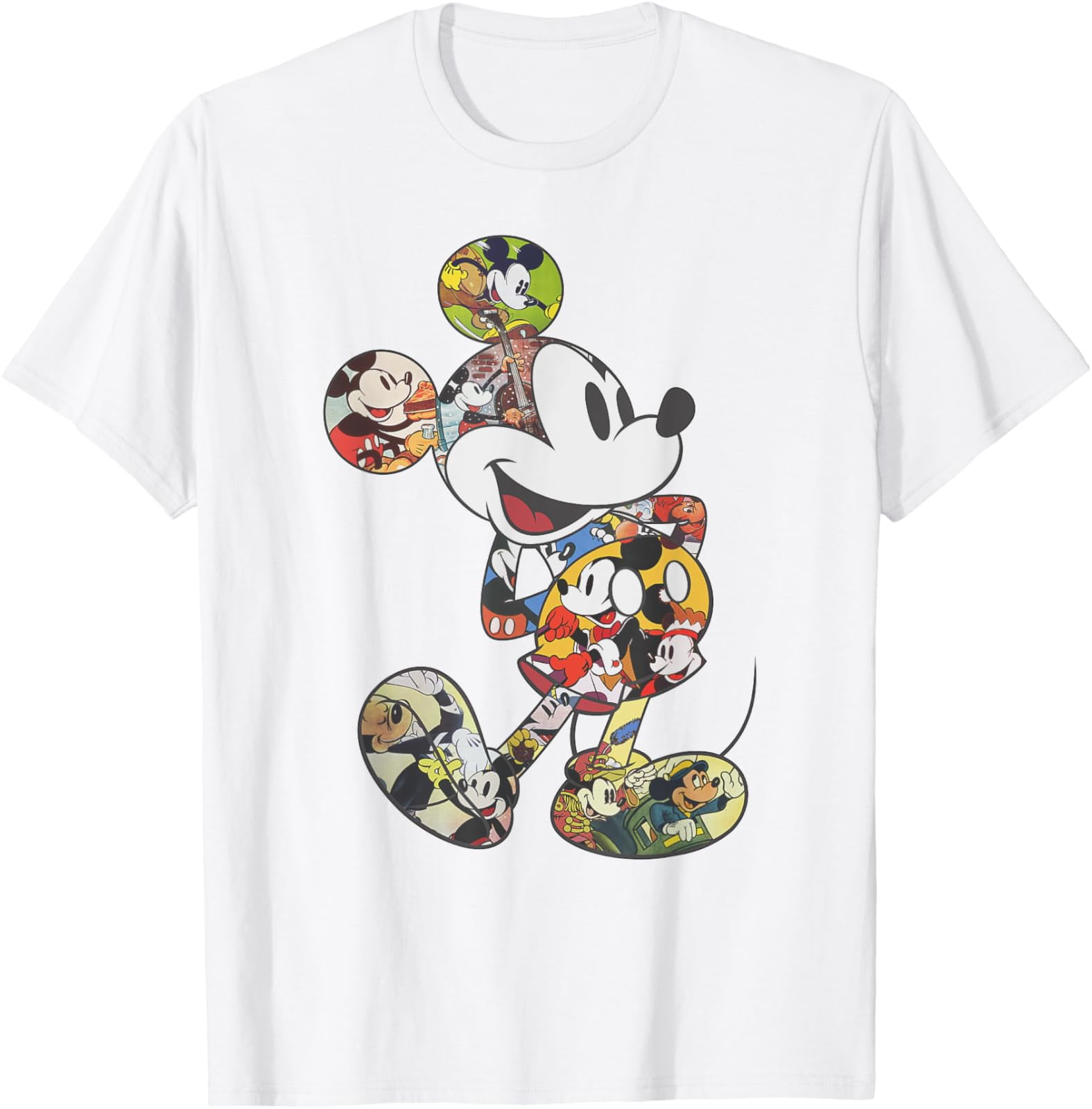 Disney Mickey And Friends Mickey Scene Collage T-Shirt - Walmart.com