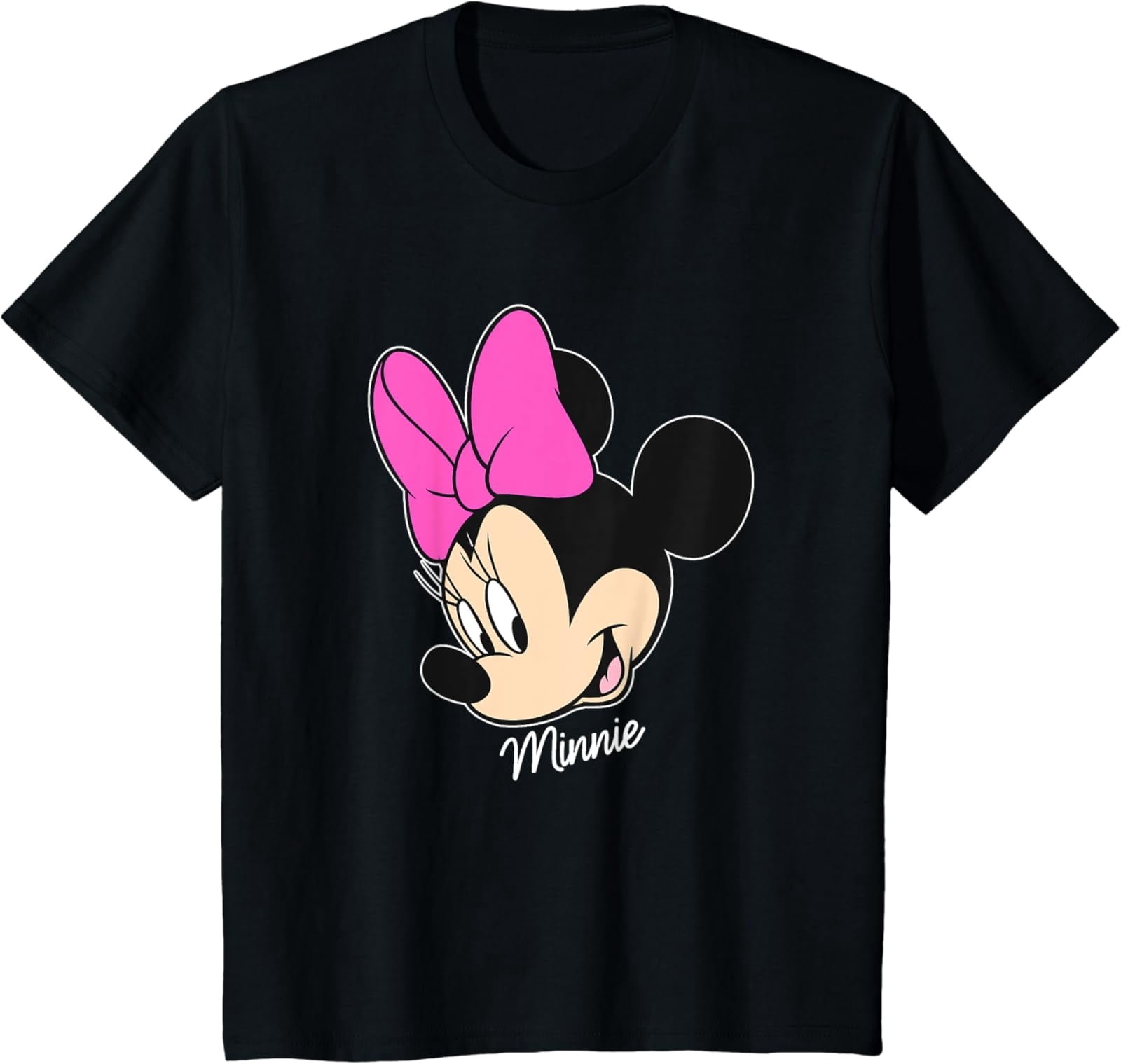 Disney Mickey And Friends Minnie Mouse Big Face Toddler T-Shirt ...
