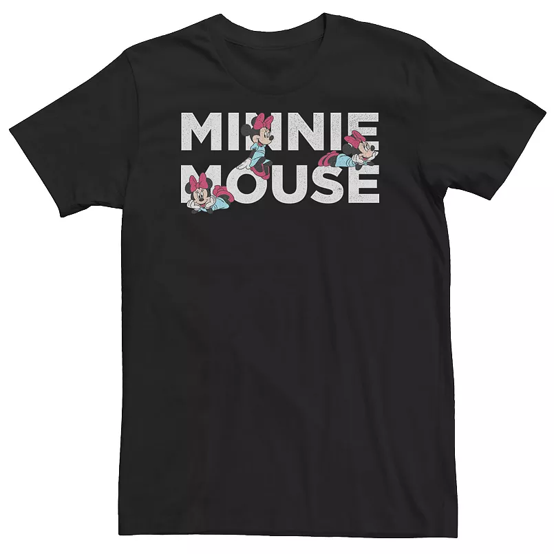Disney Mickey And Friends Minnie Mouse Text Portraits Tee - Walmart.com