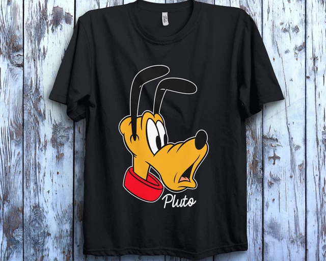 Disney Mickey And Friends Pluto Big Face Unisex Adult T-shirt Kid Tee ...