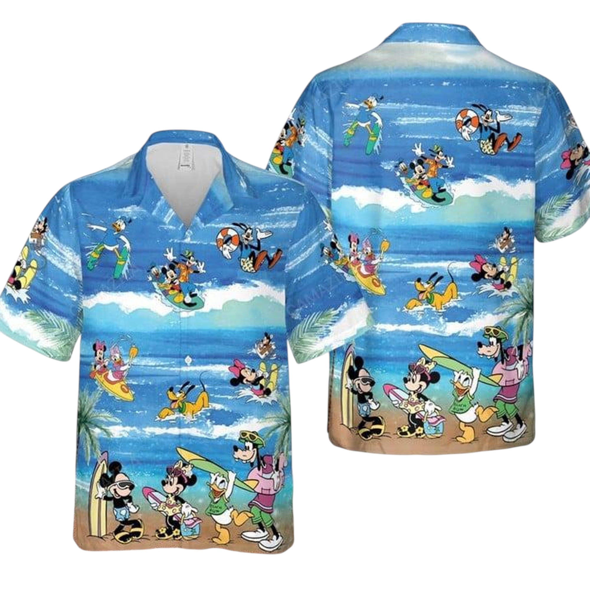 Disney Mickey And Friends Shirt, Colorful Mickey Mouse Donald Duck ...