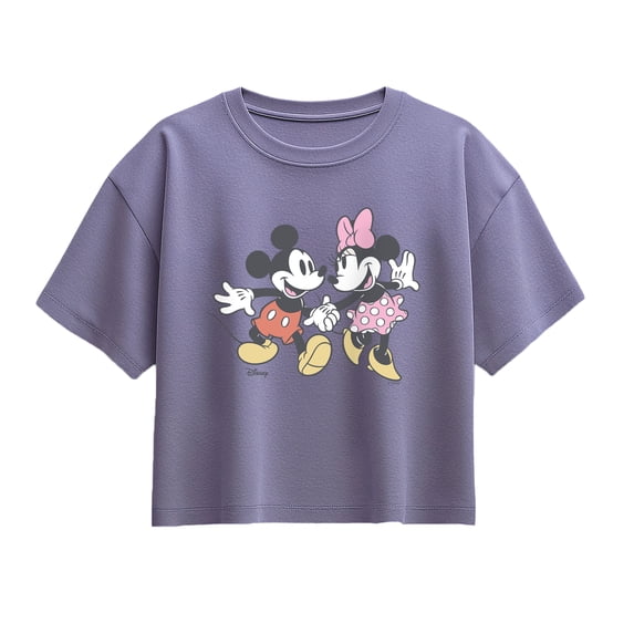 Disney - Mickey And Friends - Youth Girls Boxy T-Shirt - Walmart.com