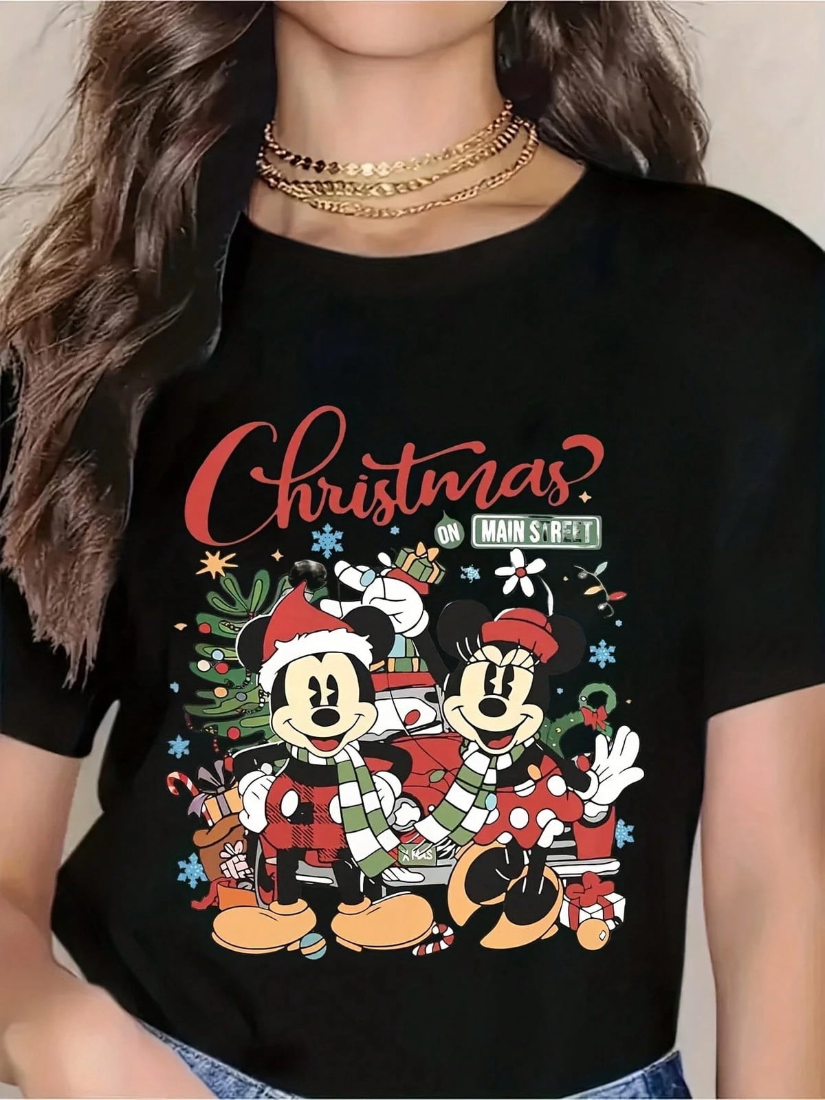 Disney Mickey And Minnie Mouse Classic Romantic Couple Holding Hands T ...