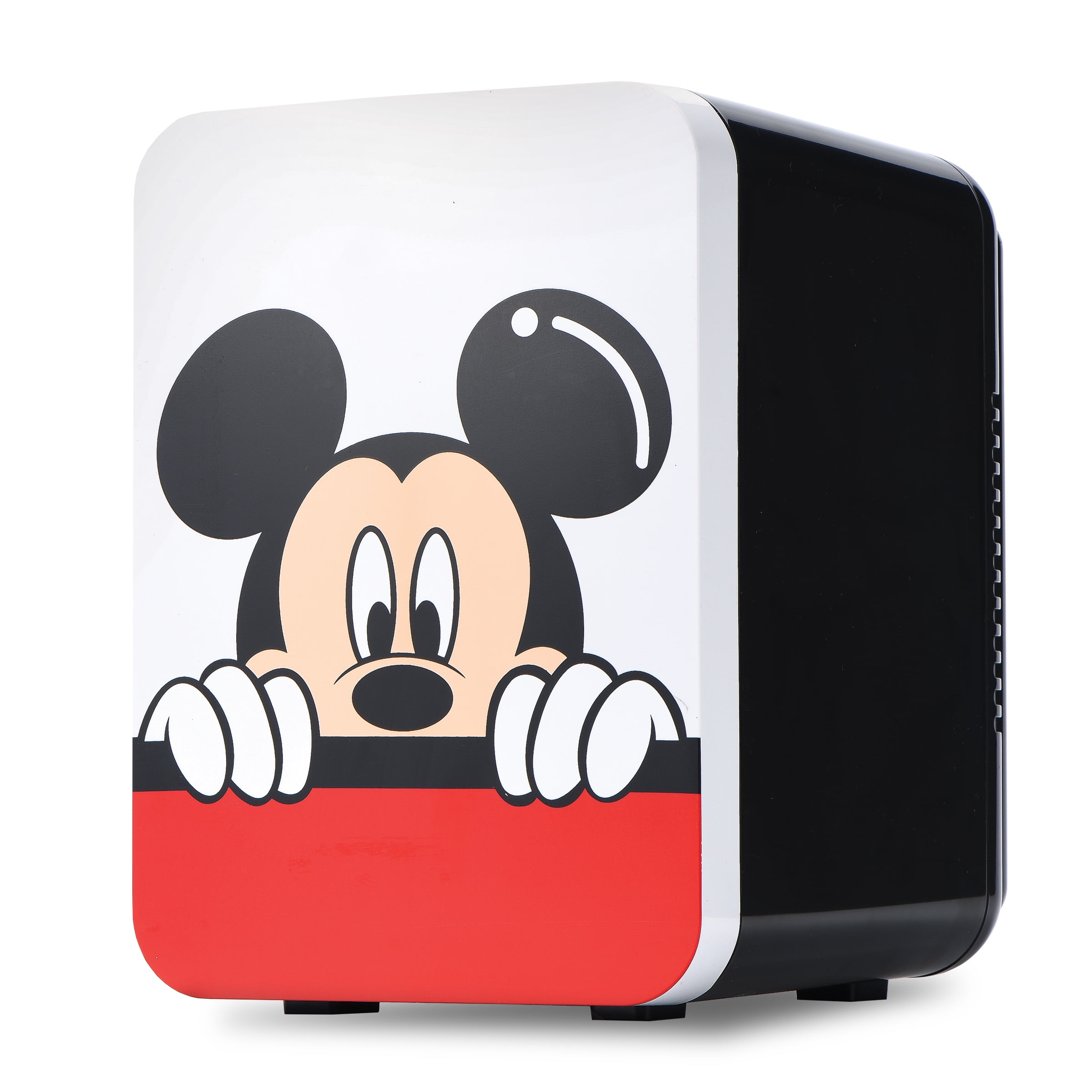 Disney Mickey Mouse Mini Fridge 4L 6 Can, Black Portable Beverage ...
