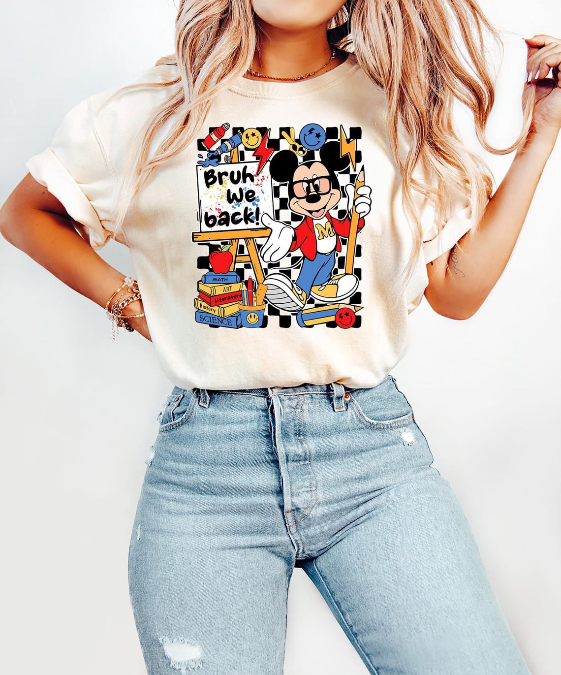 Disney Mickey Bruh We Back to School Shirt, Back to School Shirt for ...