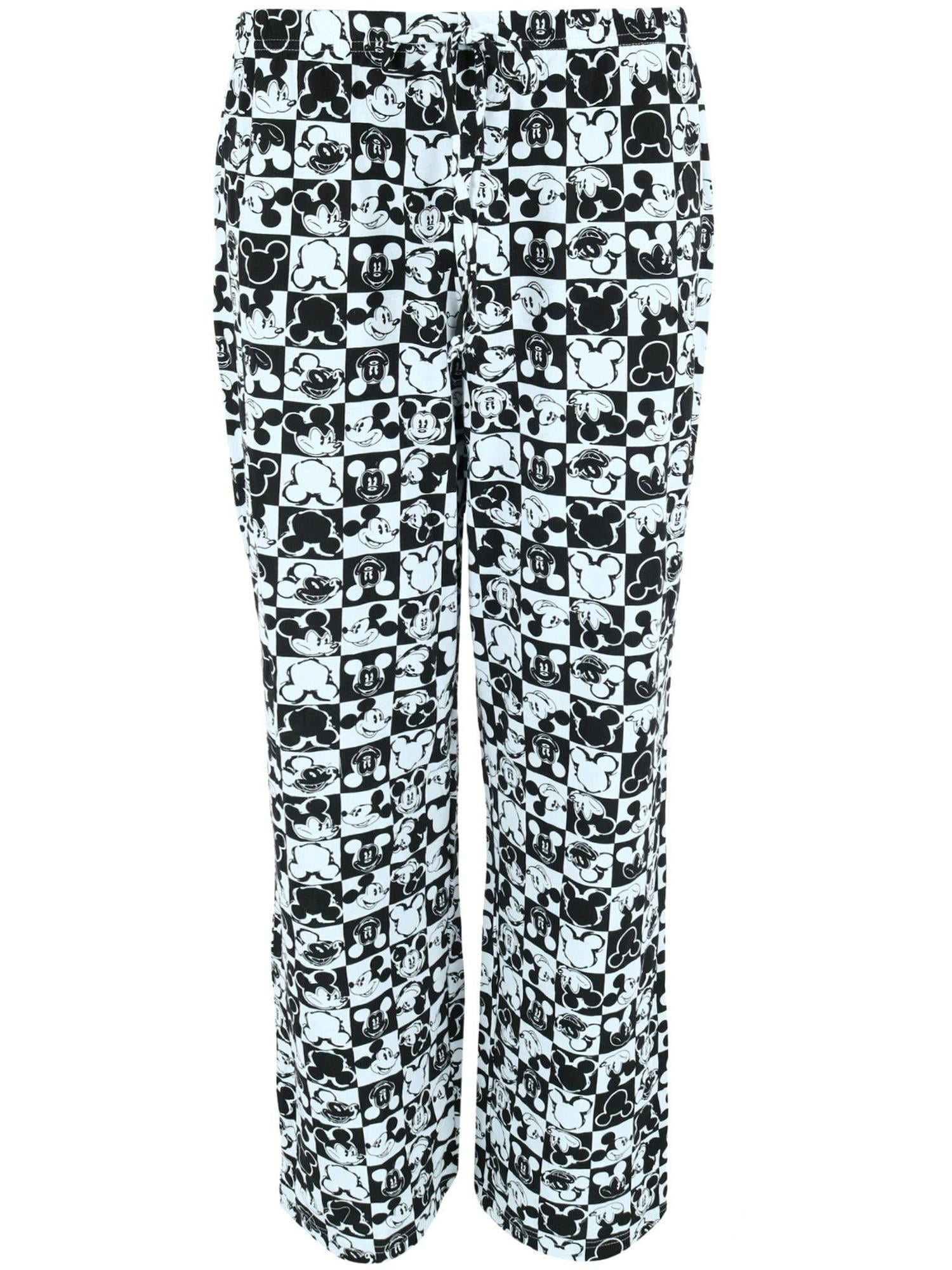 Disney Mickey Checker Junior Ladies Lounge Pant - Walmart.com