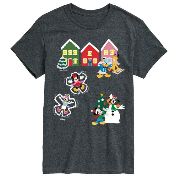 Disney - Mickey Christmas - Men's Short Sleeve Graphic T-Shirt ...