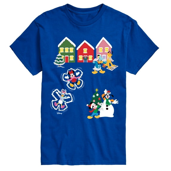 Disney - Mickey Christmas - Men's Short Sleeve Graphic T-Shirt ...