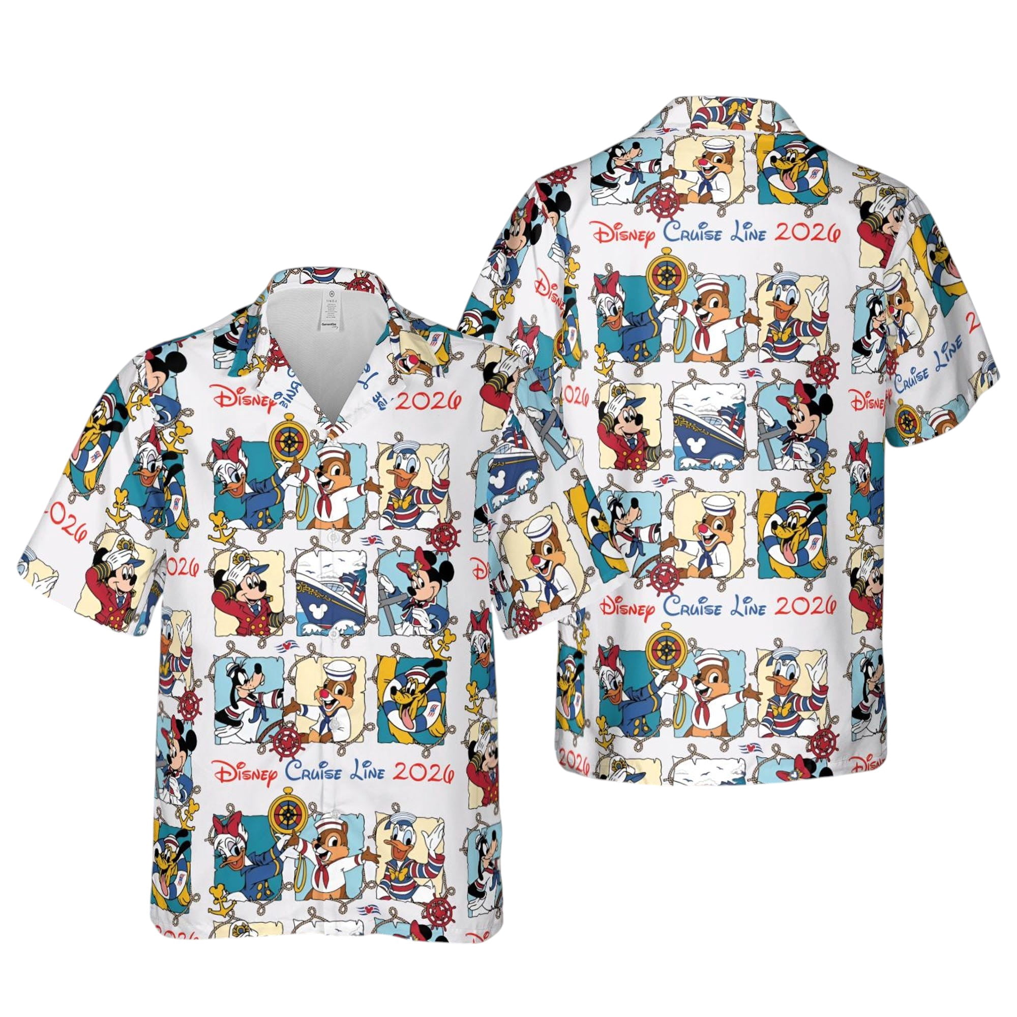 Disney Mickey & Co Cruise Hawaiian Shirt, Disney Cruise Vacation Hawaii ...