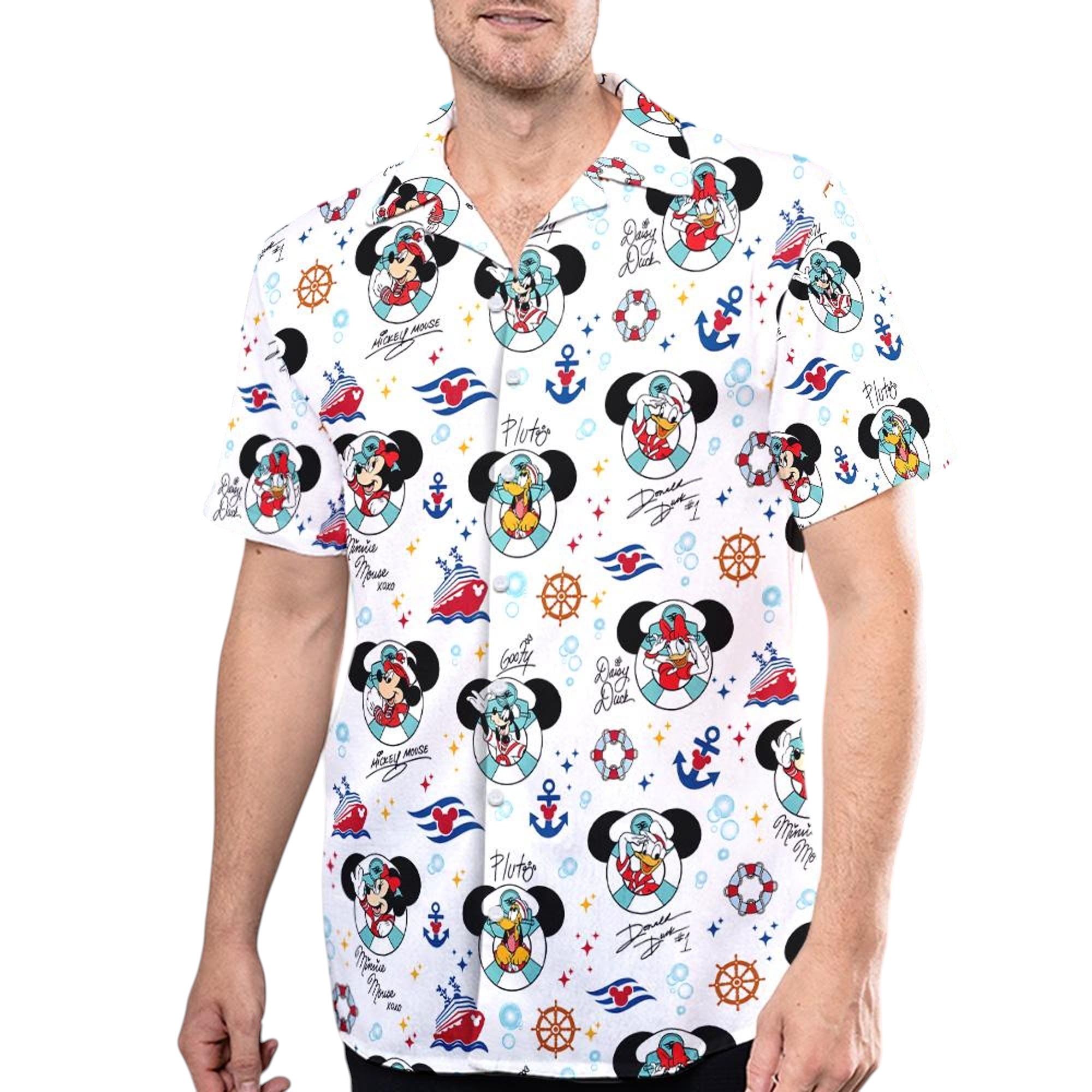 Disney Mickey & Co Cruise Hawaiian Shirt, Disney Cruise Vacation Hawaii ...