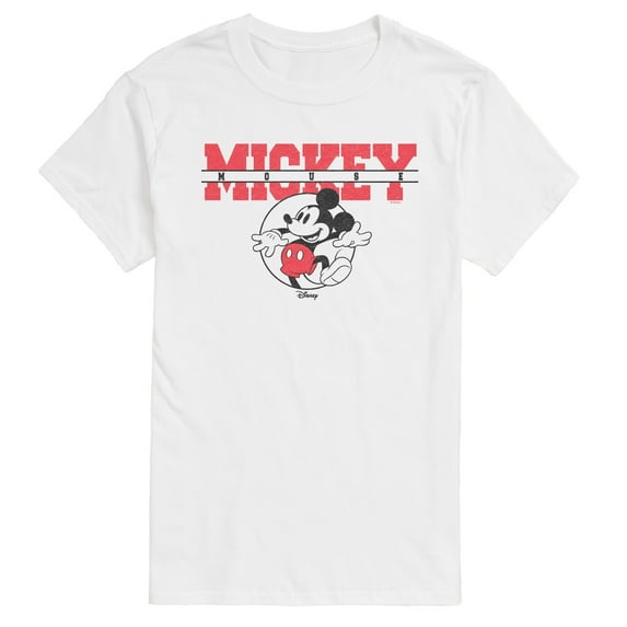 Disney - Mickey Collegiate - Men's Short Sleeve Graphic T-Shirt ...